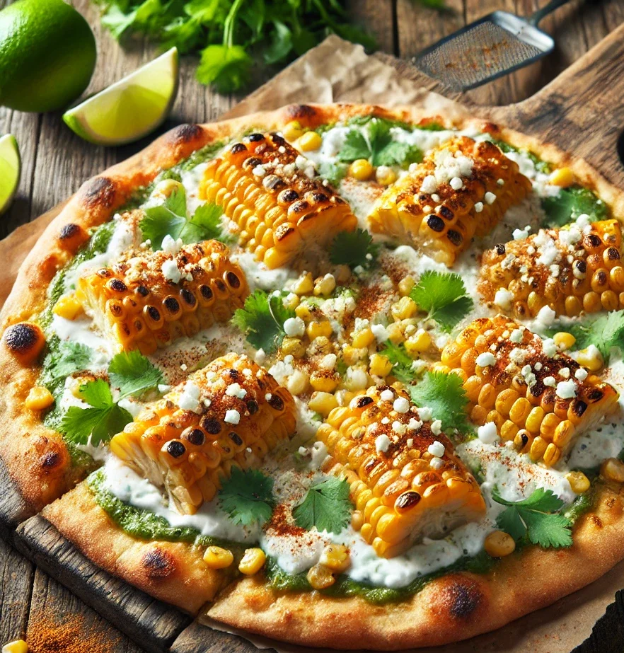 Zesty Mexican Street Corn Flatbread | Daily Dish