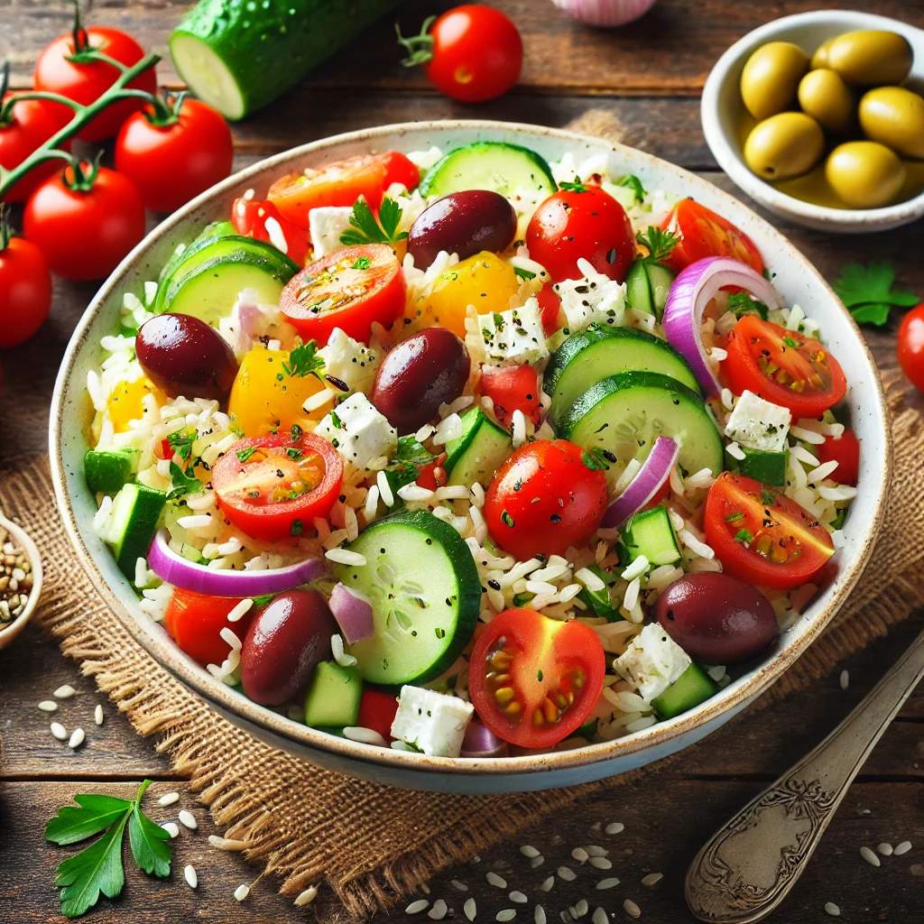 Vibrant Mediterranean Rice Salad | Daily Dish