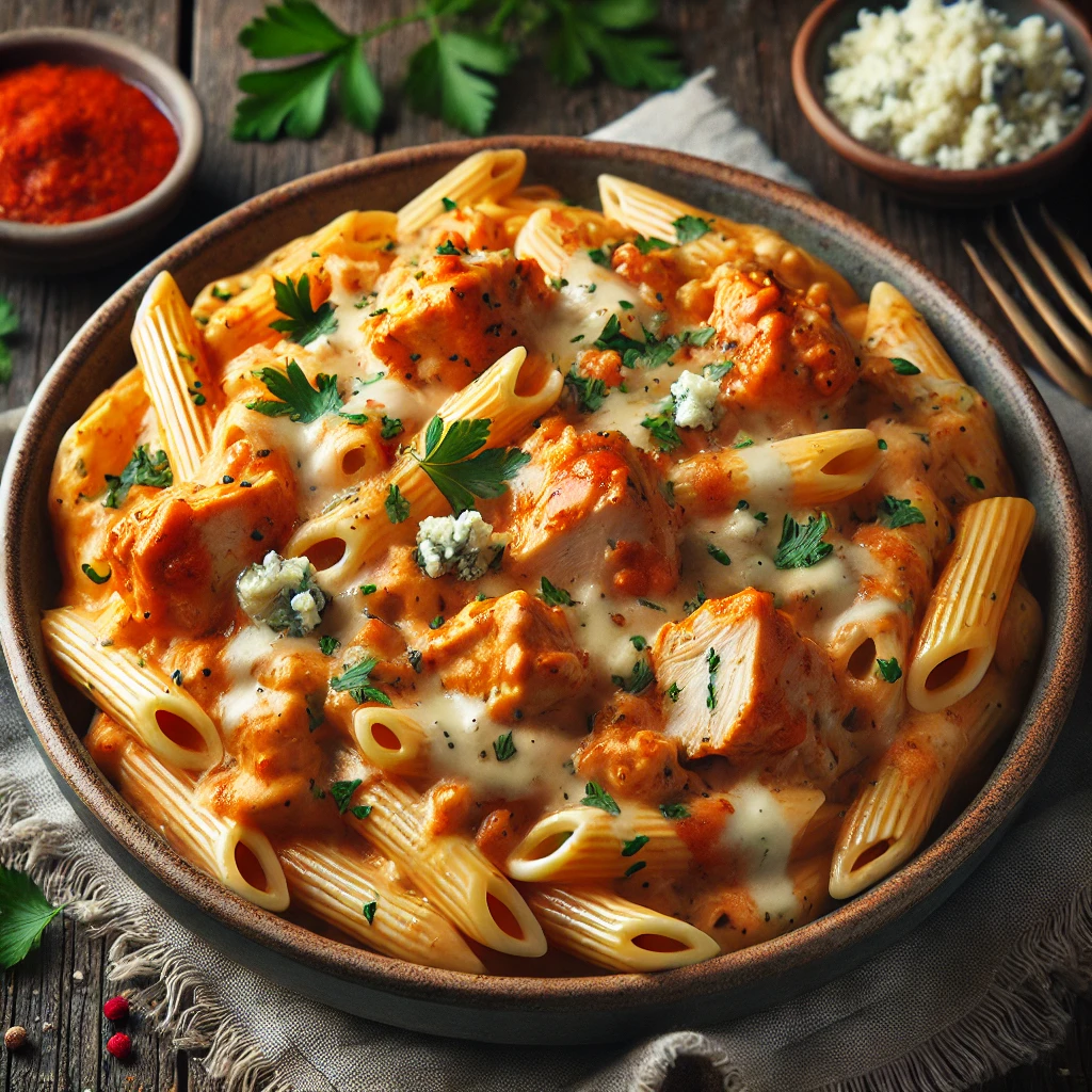 Buffalo Chicken Pasta | Daily Dish